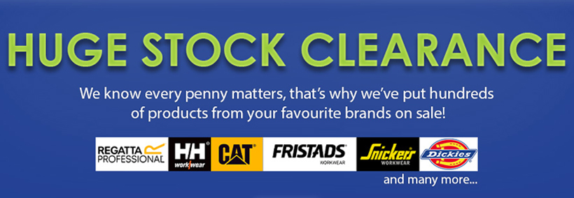 Huge Stock Clearance Sale | Total Workwear Blog