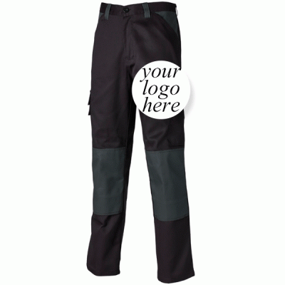 Large Logos printed on trousers by Total Workwear