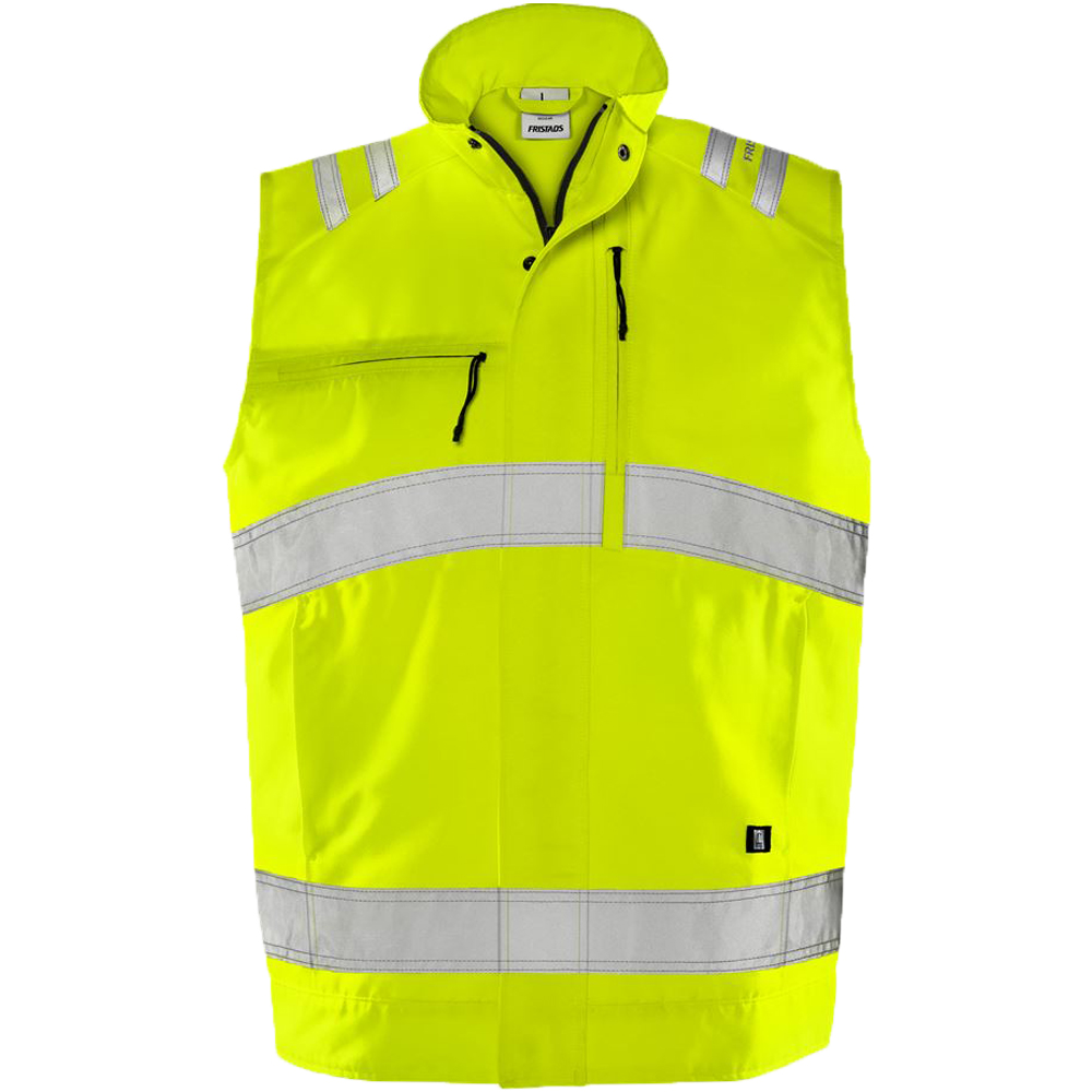 Fristads Green Hi Vis Waistcoat Class 2 5067 GPLU - 134242