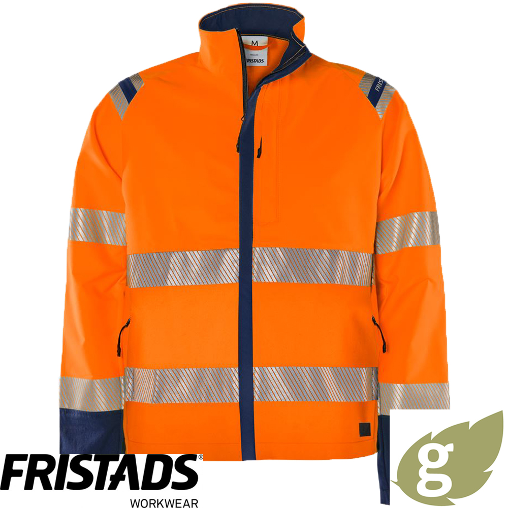 Fristads Green Hi Vis Stretch Jacket Class 3 4647 GSTP - 134246