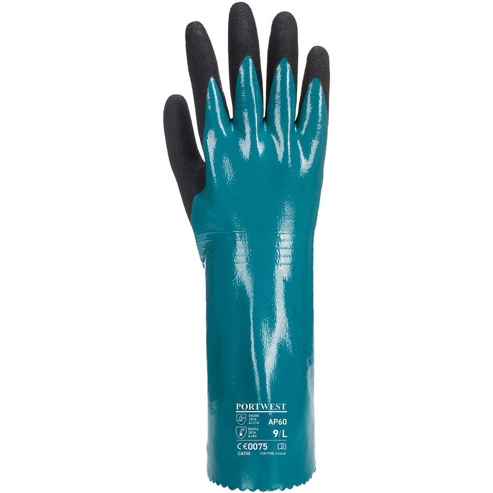 Portwest Sandy Grip Lite Chemical Protection Gauntlet - AP60
