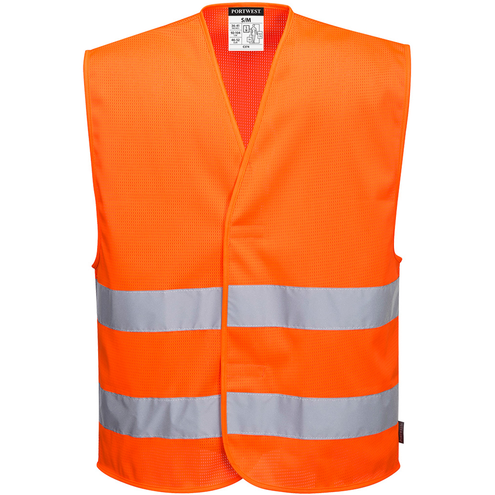 Portwest MeshAir Hi-Vis Two Band Vest - C374