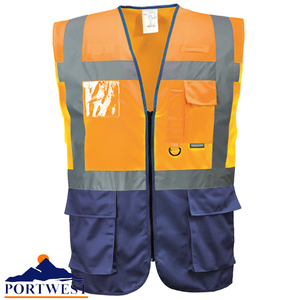 Portwest Warsaw Hi Vis Executive Vest - C476