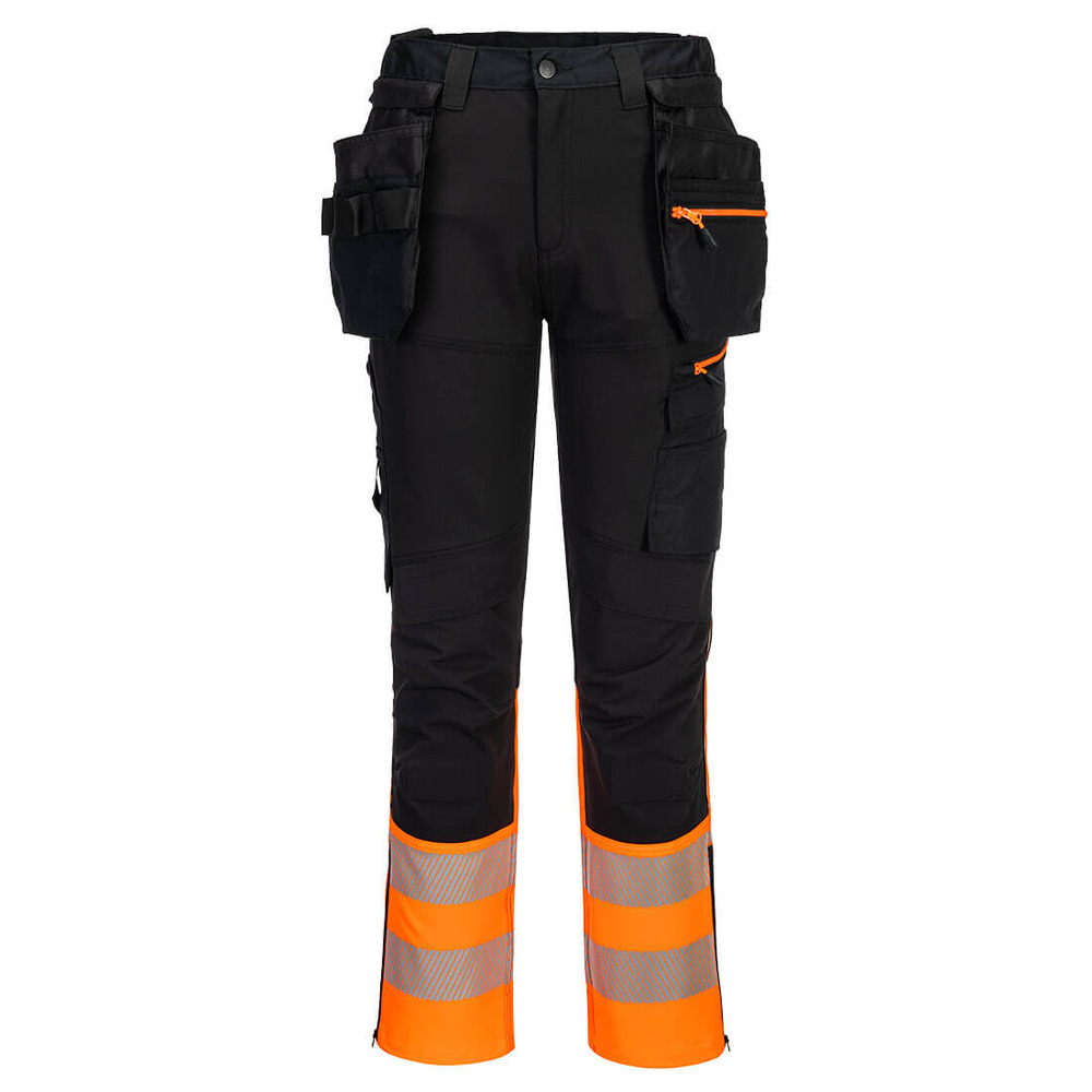 Portwest DX4 Hi-Vis Holster Pocket Craft Trousers - DX457