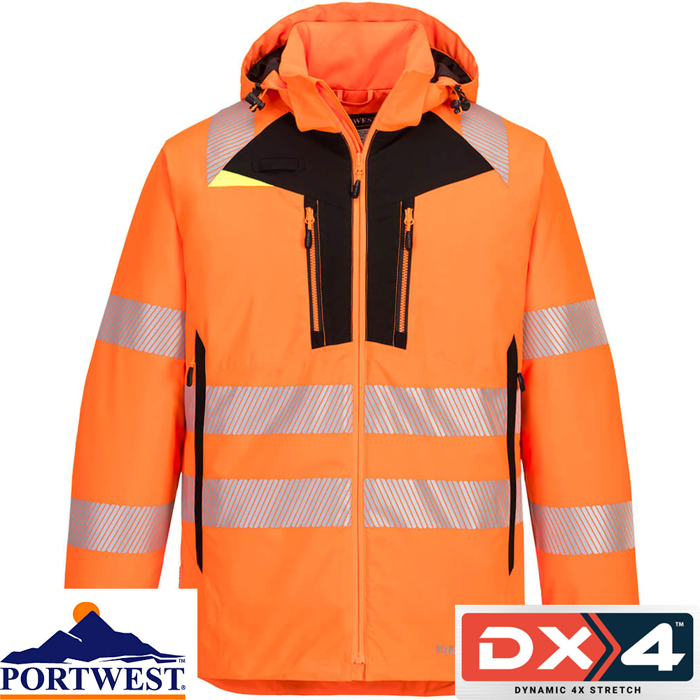 Portwest DX4 Hi-Vis Winter Jacket - DX461