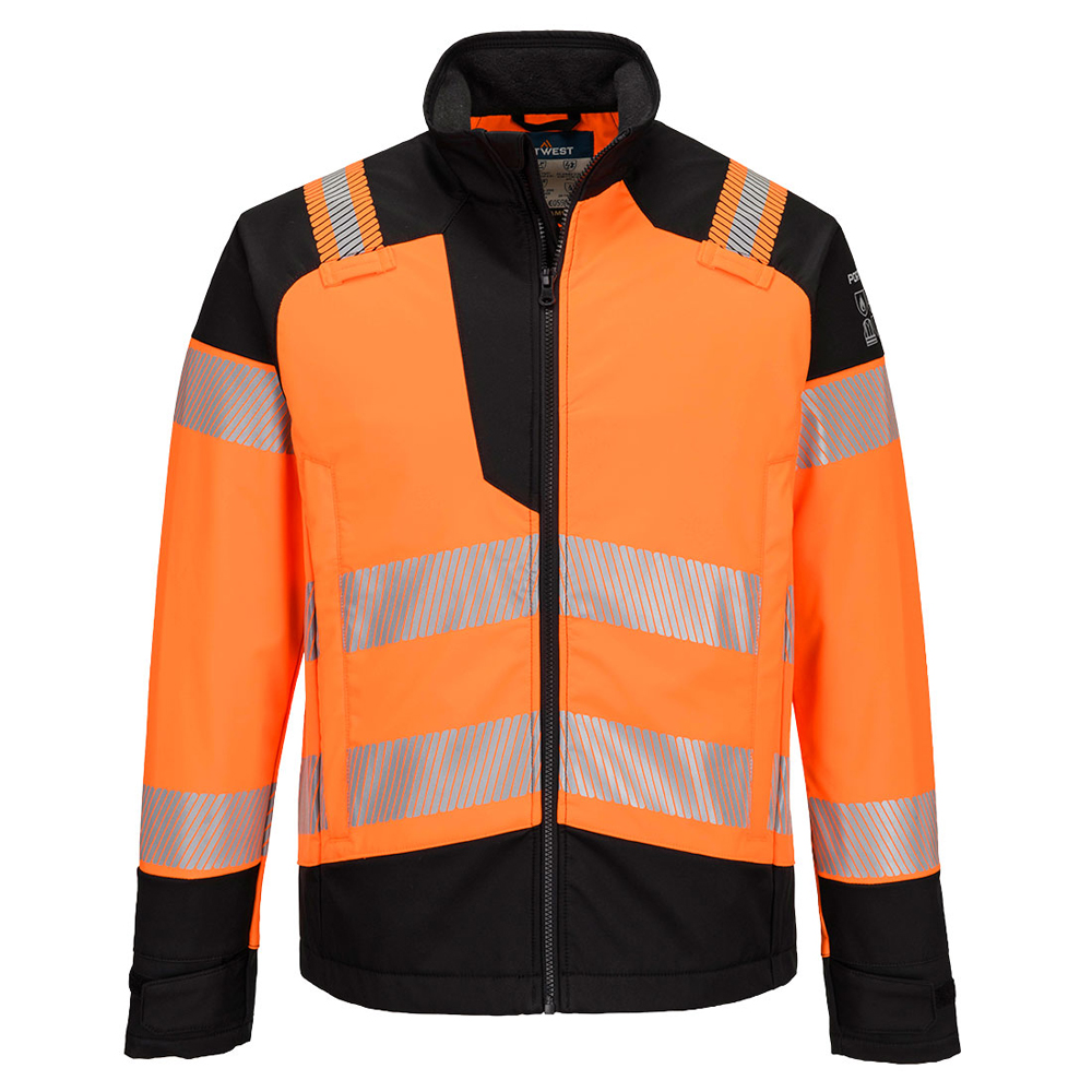 Portwest PW3 Modaflame Softshell Hi-Vis Multi-Norm FR Jacket - FR718