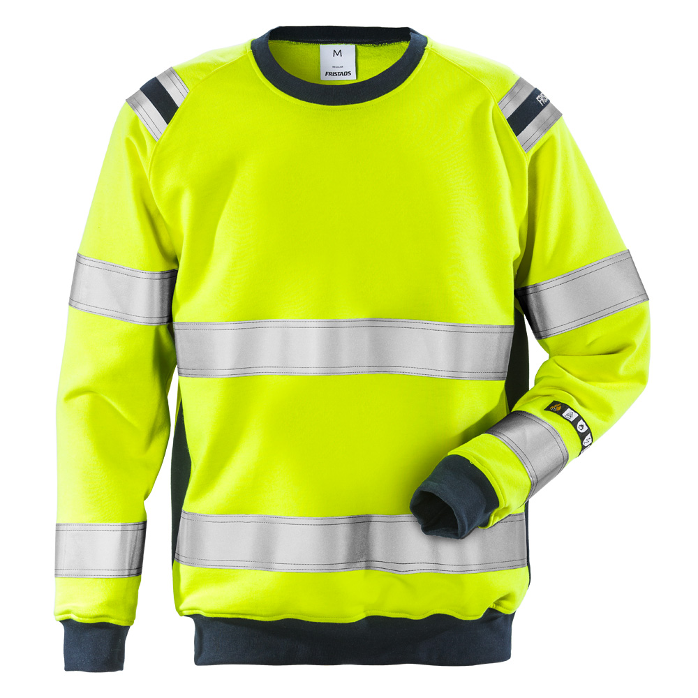 Fristads Flamestat High Vis Class 3 Sweatshirt 7076 SFLH - 109428