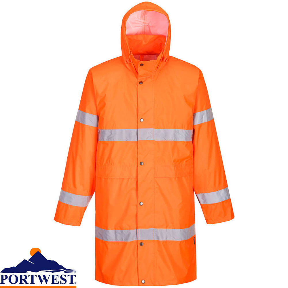 Hi-Vis Rain Coat - H442