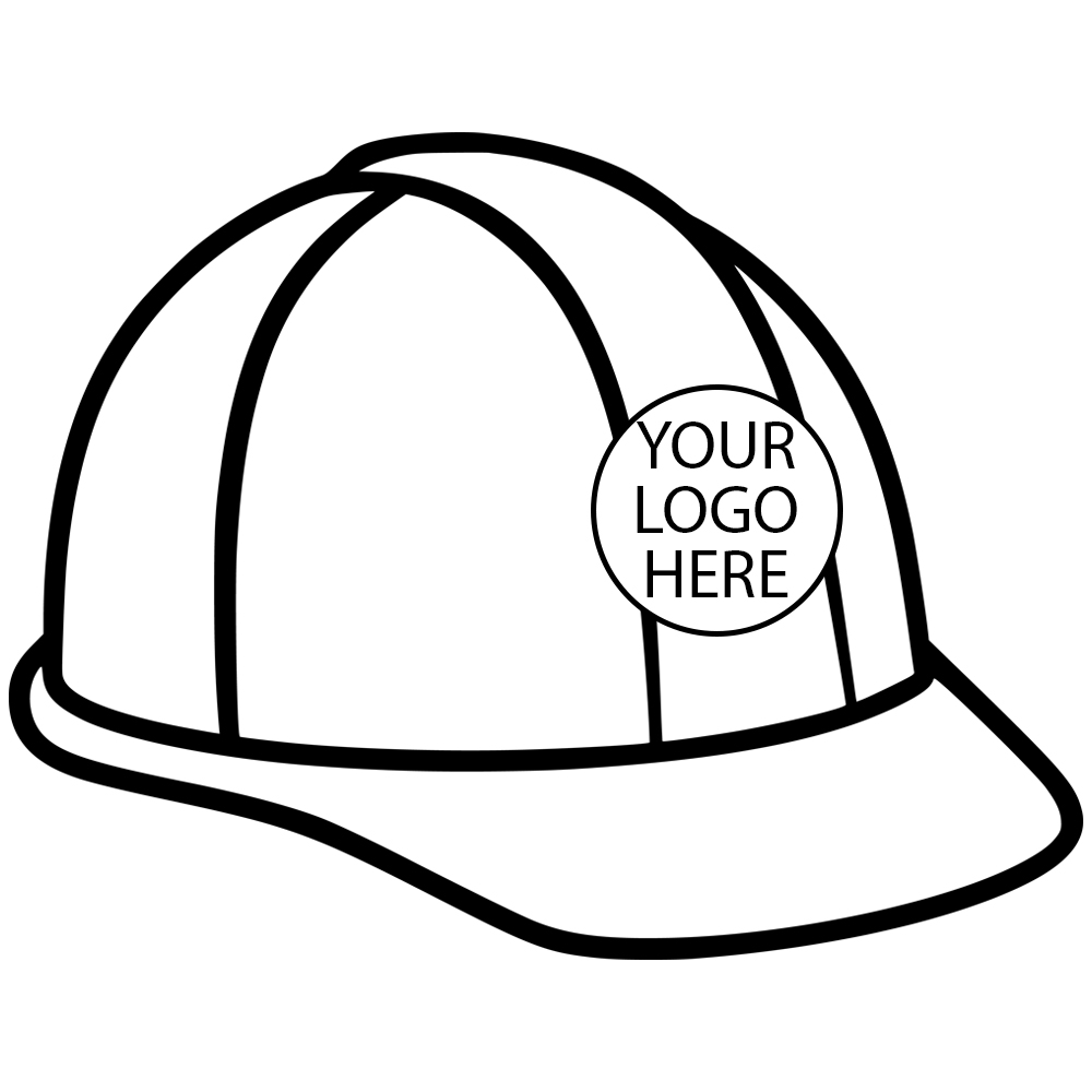 Printed Stickers for use on Safety Helmets from Total Workwear.