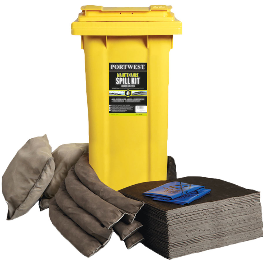 Portwest Spill 120 Litre Maintenance Kit - SM33