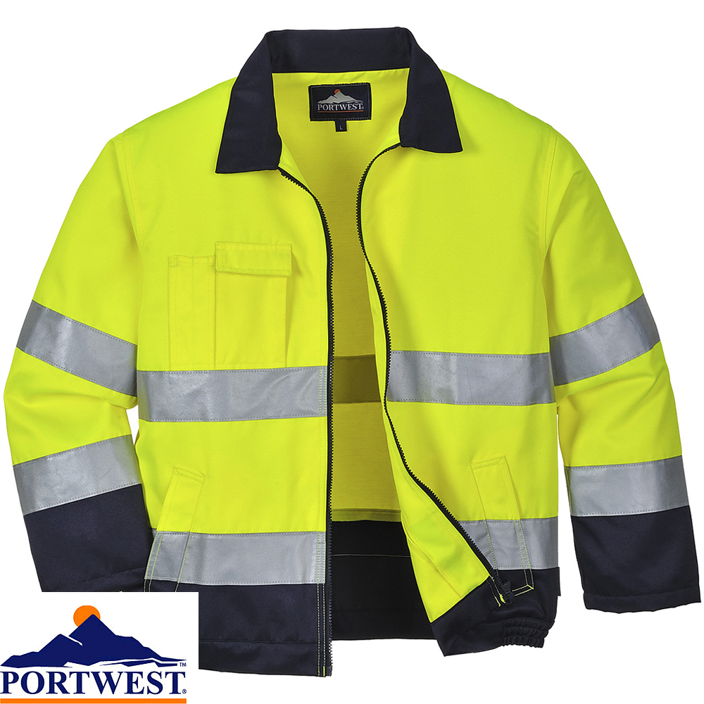 Portwest Madrid Hi Vis Jacket - TX70